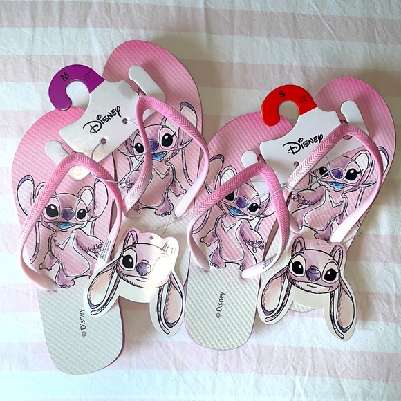 Disney | Shoes | Nwt Disney Angel From Lilo Stitch Pink Character Flip ...